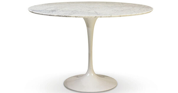 Iconic Interiors - Marble Tulip Table - Round